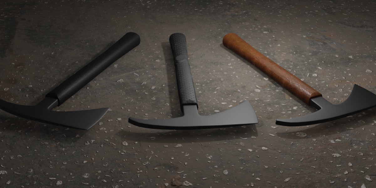 Axe 3D Model Set - Blender Market
