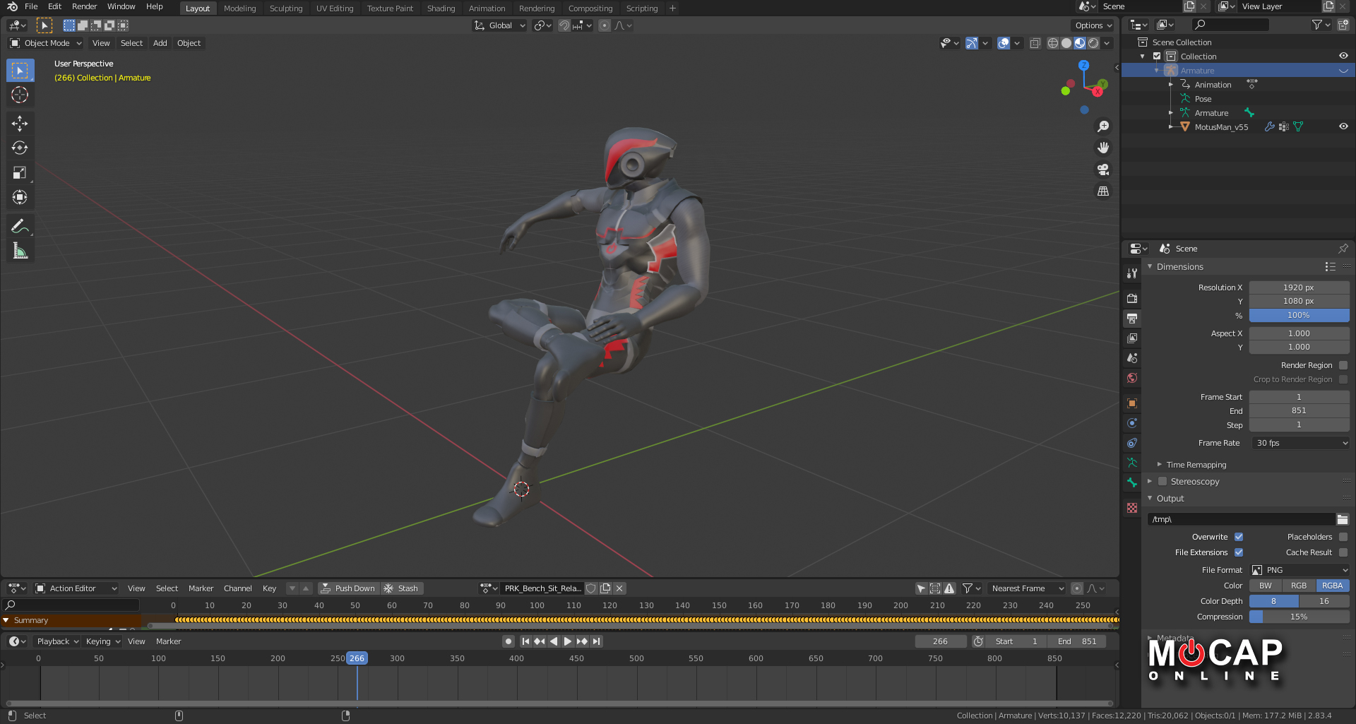 Park Life - Mocap Animations - Blender Market