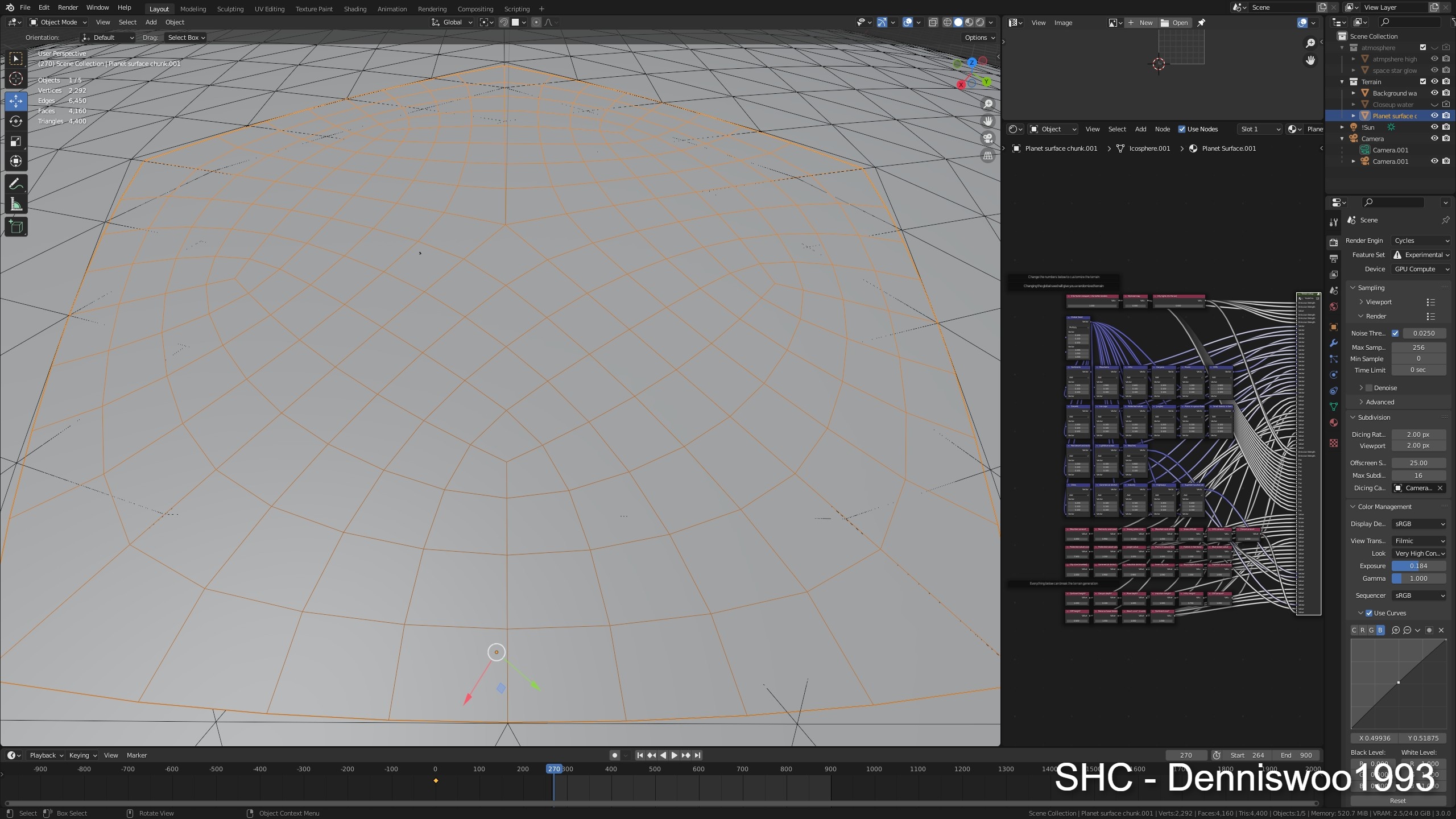 Large scale procedural terrain generator with 3D cities and vegetation ...
