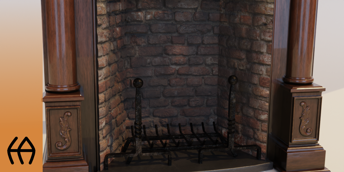 Antique Fireplace - Blender Market