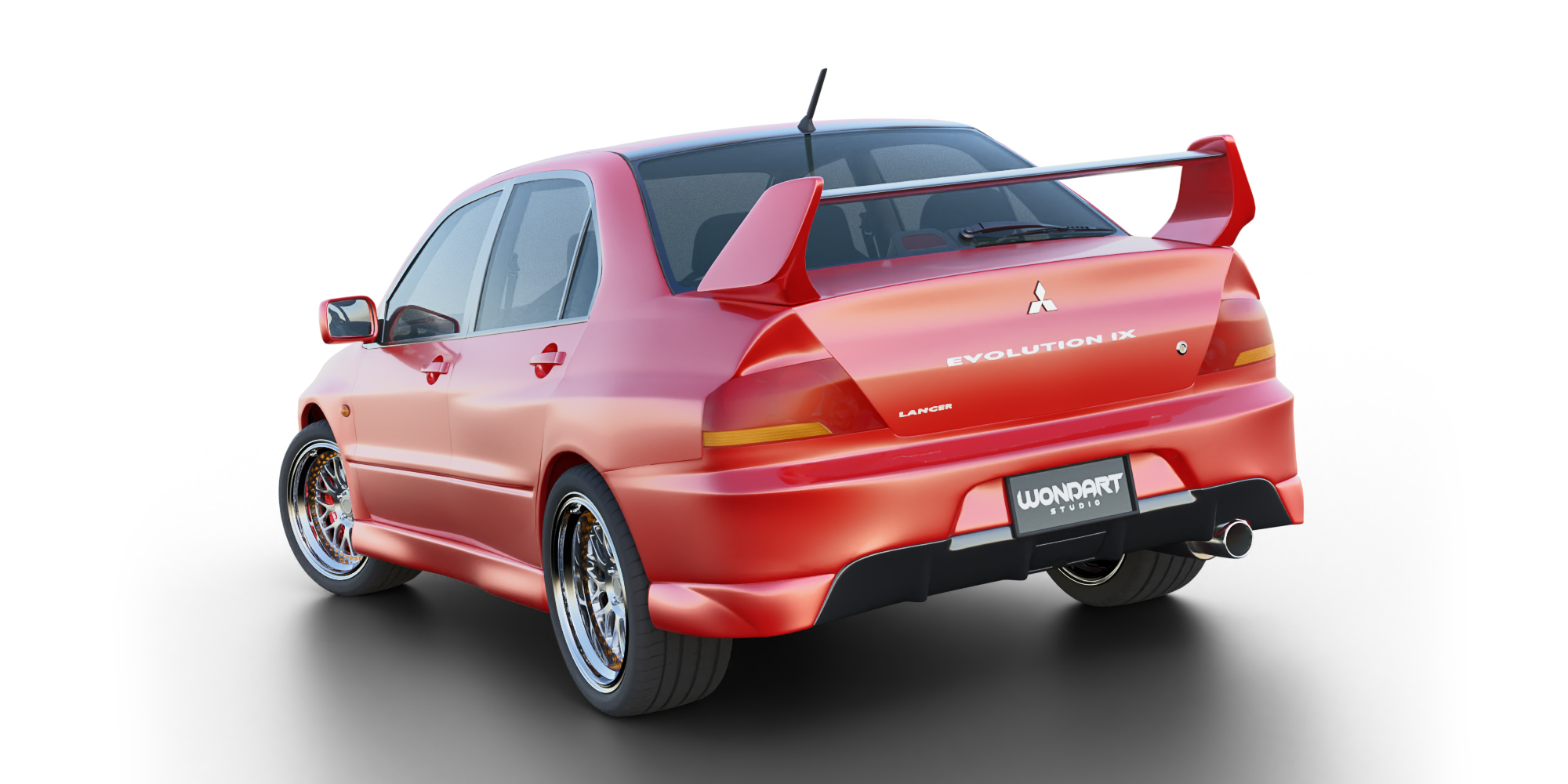 Mitsubishi Lancer Evolution 9 (IX) - Blender Market