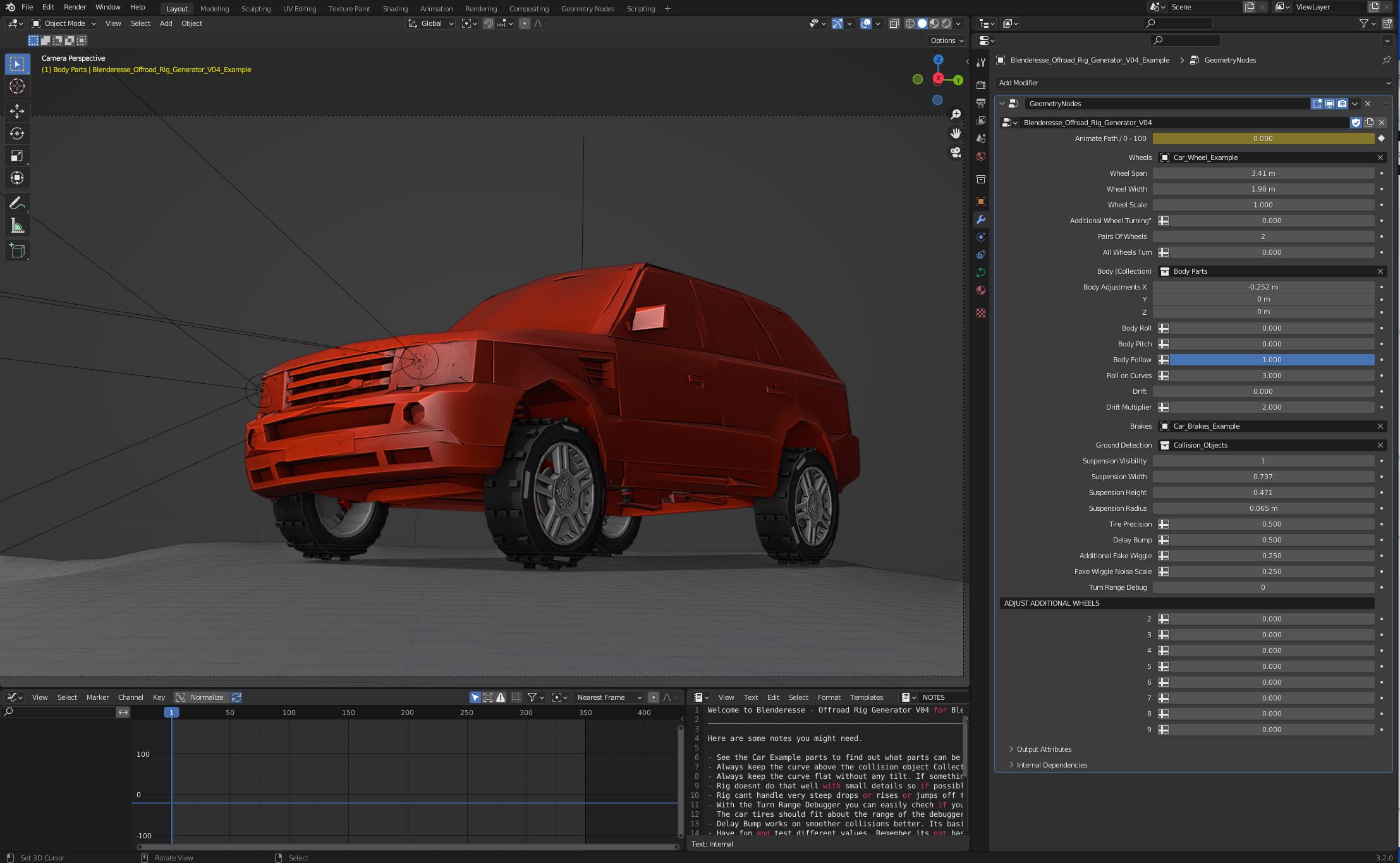 Offroad Rig Generator - Blender Market