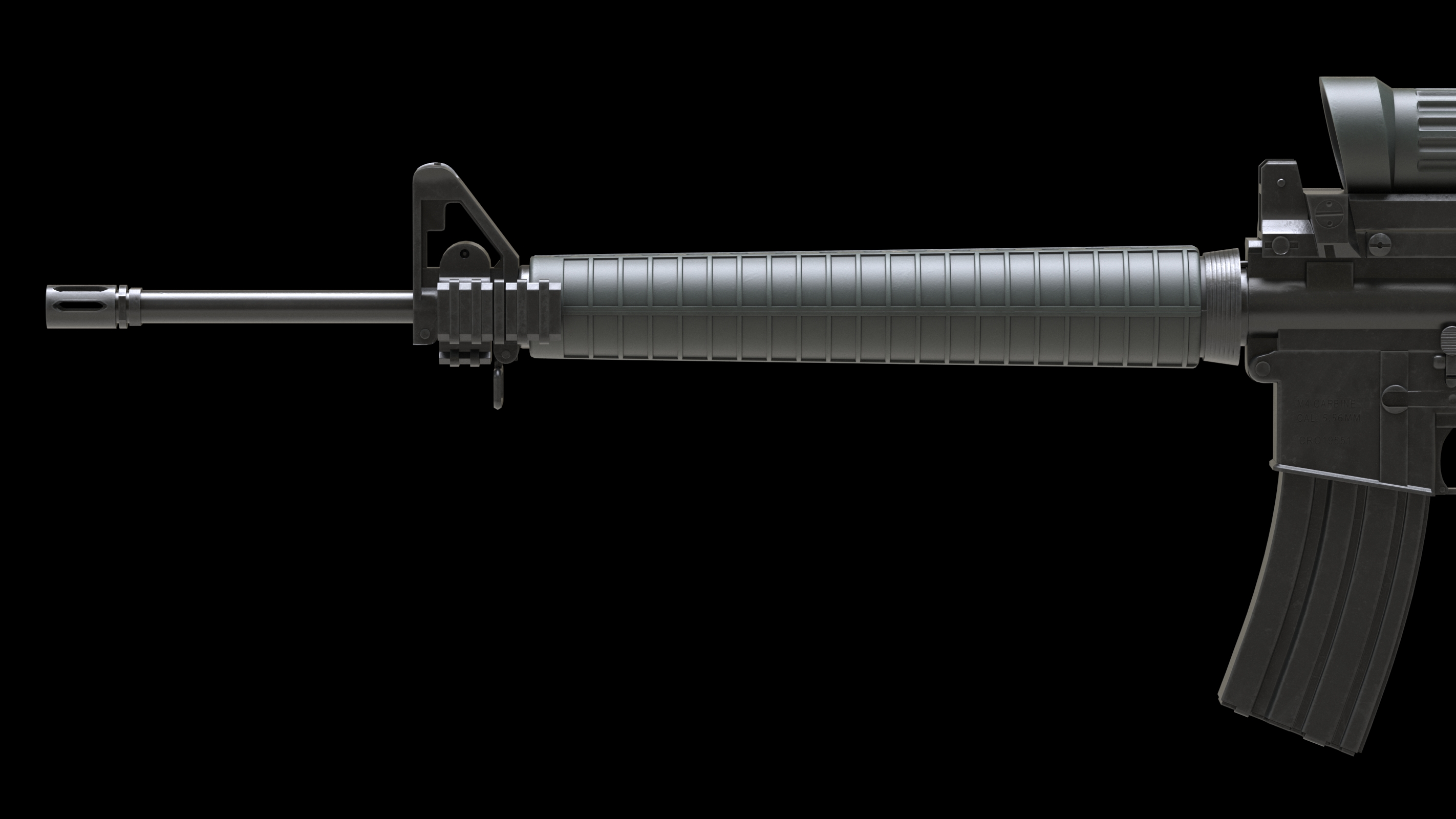 Colt Canada C7A2 Low Poly - Blender Market