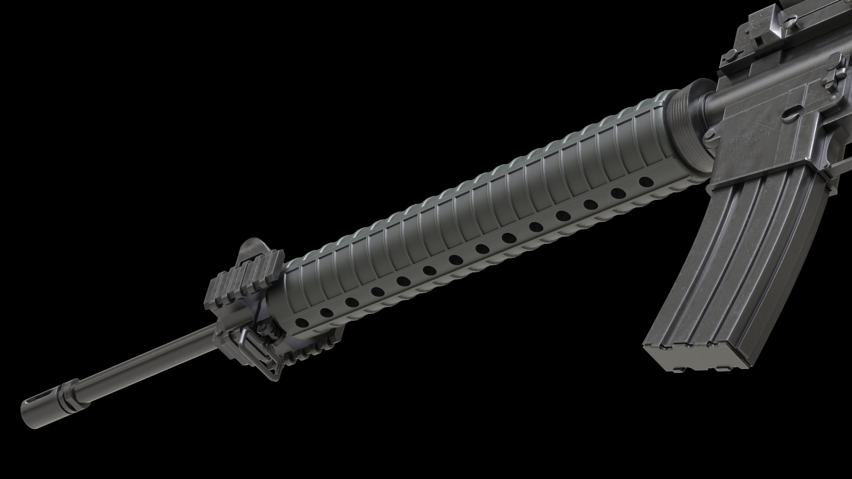 Colt Canada C7A2 Low Poly - Blender Market