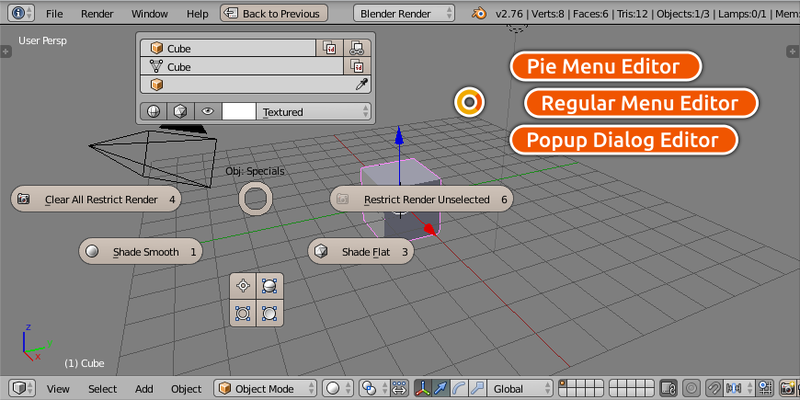 Pie Menu Editor - Blender Market