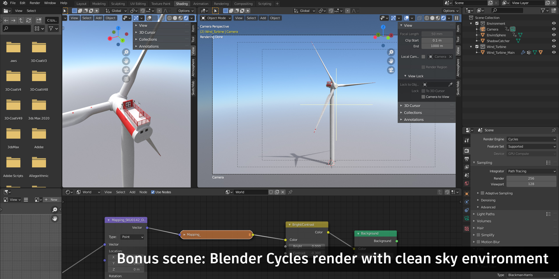 Wind Turbine - Blender Market