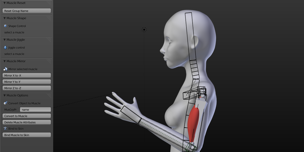 Blender Muscle Tools 1.4 x 1.6 for 2.8 - Blender Market