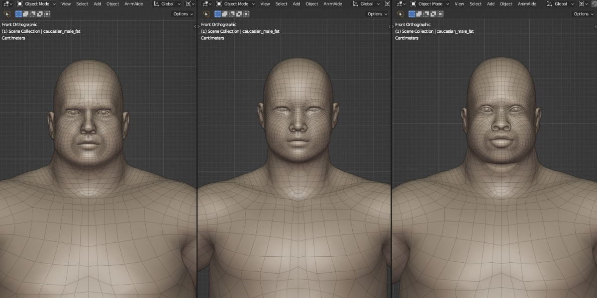 Ethnic Human Base Mesh v1 - Blender Market