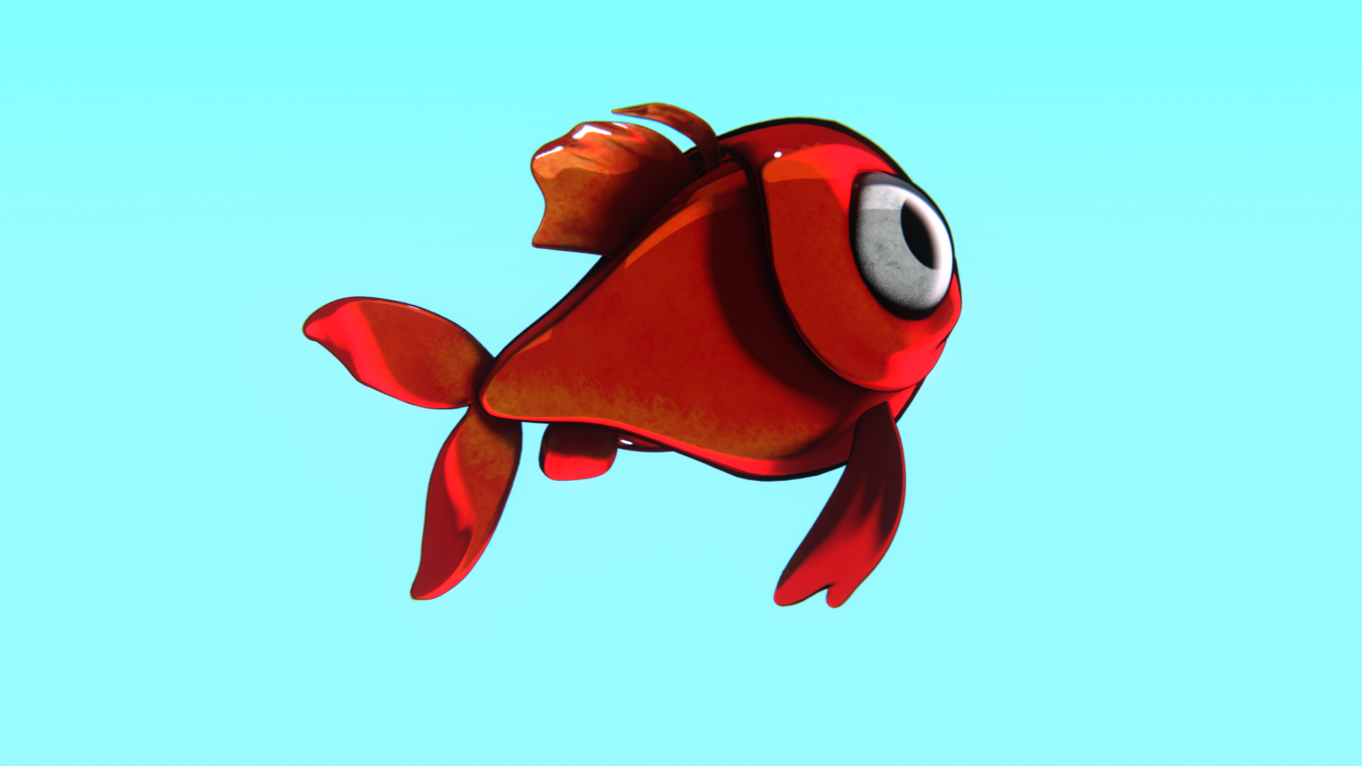 4 Legged Fish Robot - Blender Market