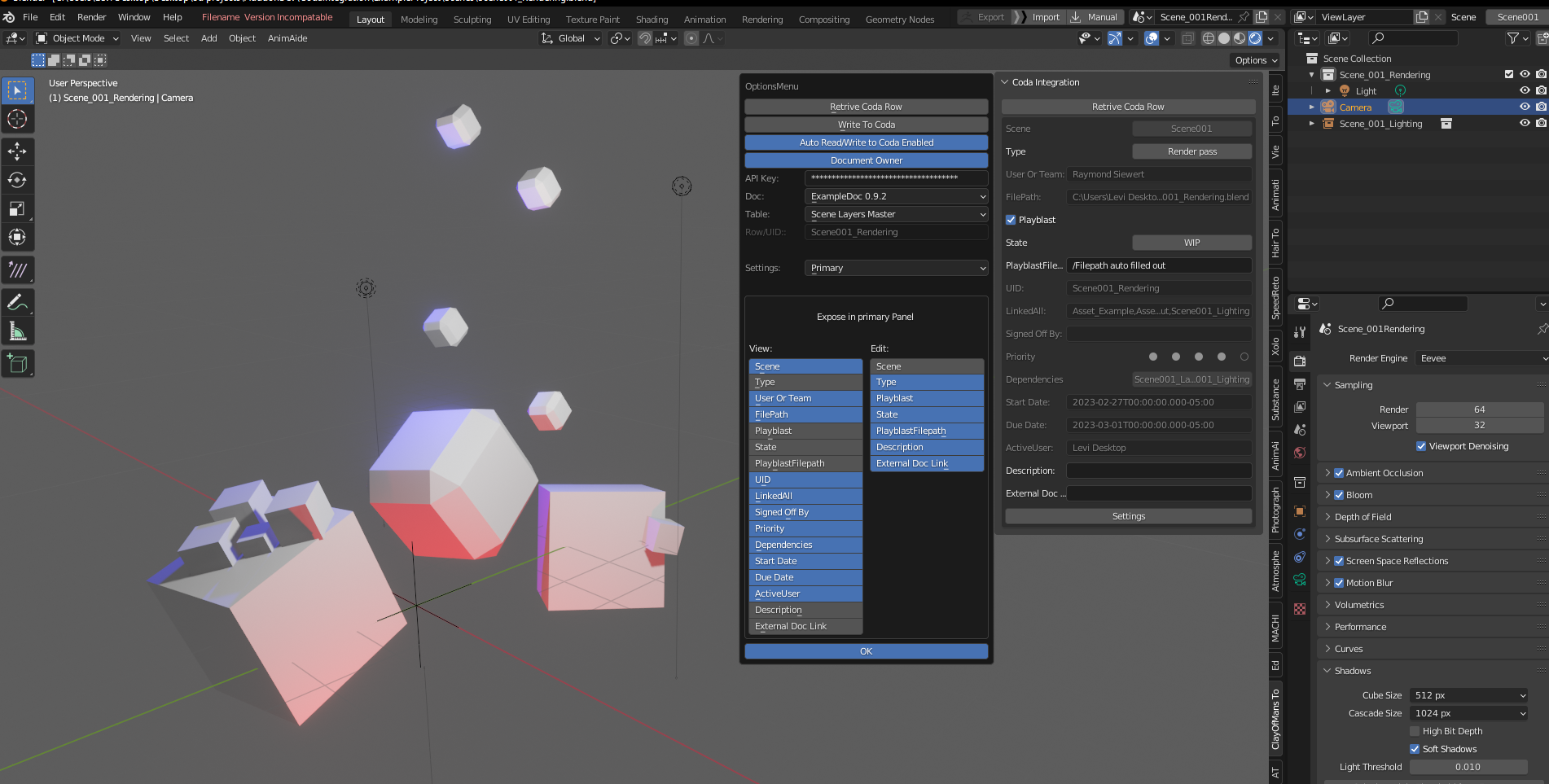 Coda Project Management - Blender Market