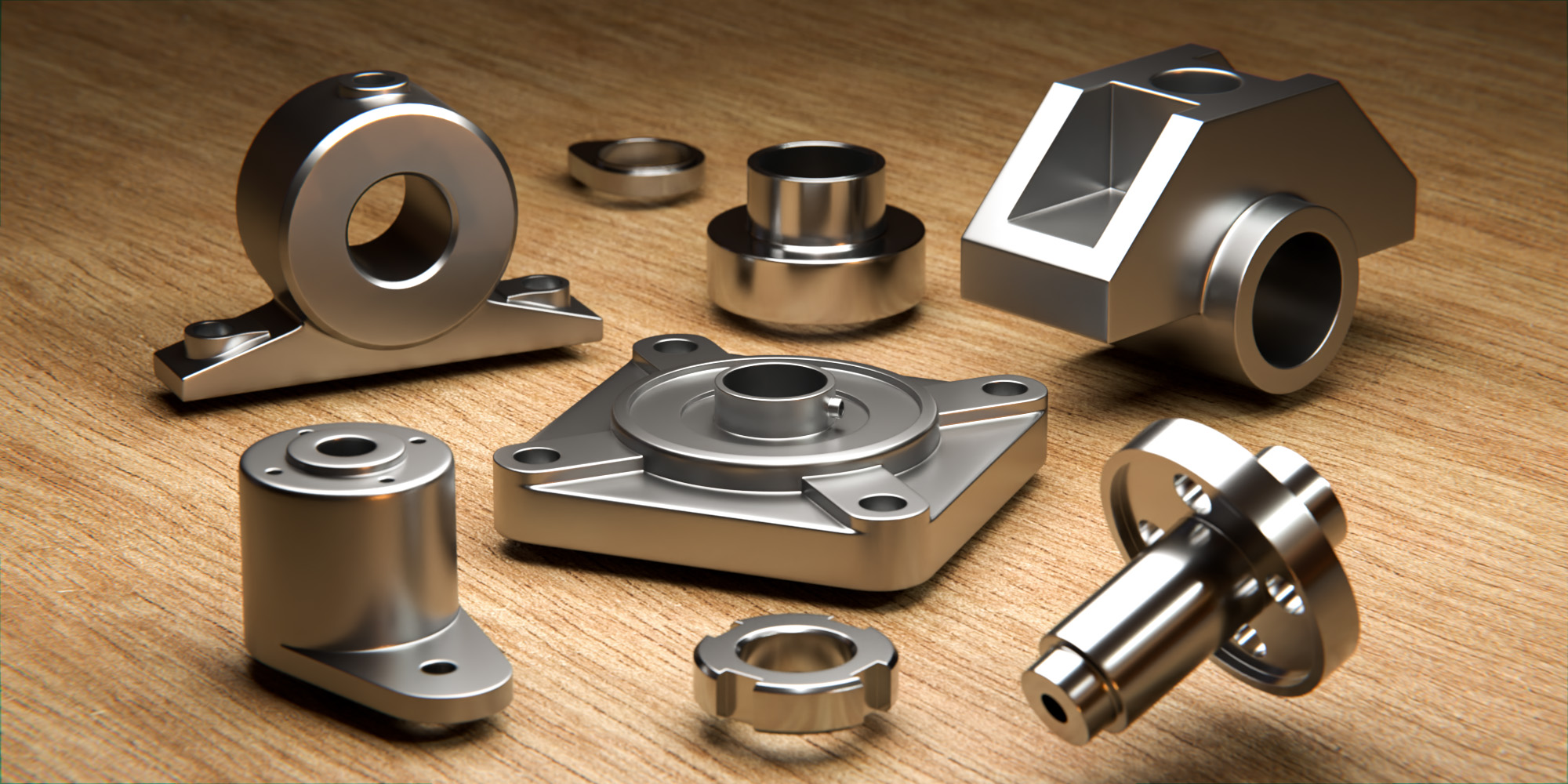 Mechanical components Asset Pack Vol. 1 - Blender Market