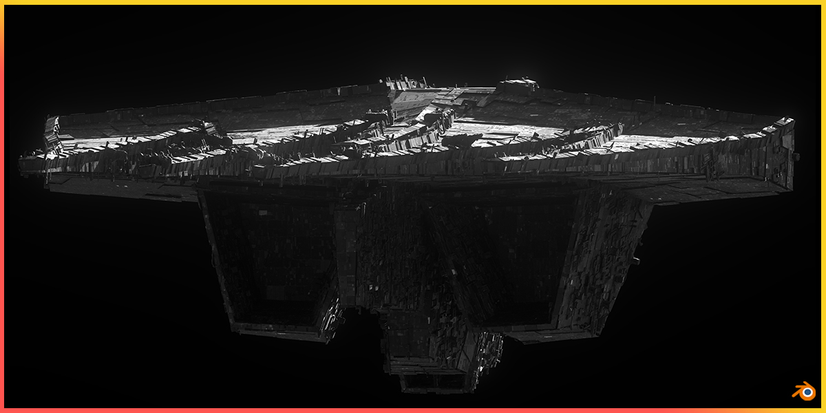 Procedural Spaceship Generator - Blender Market