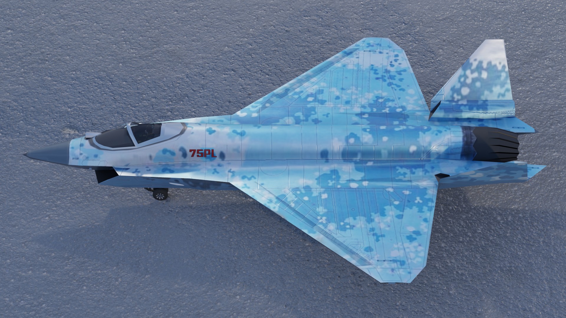 Sukhoi SU-75 Checkmate - Blender Market