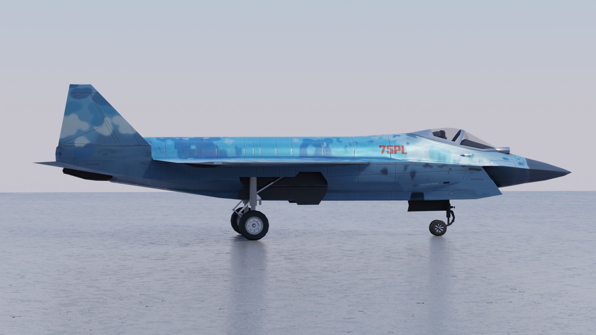 Sukhoi SU-75 Checkmate - Blender Market