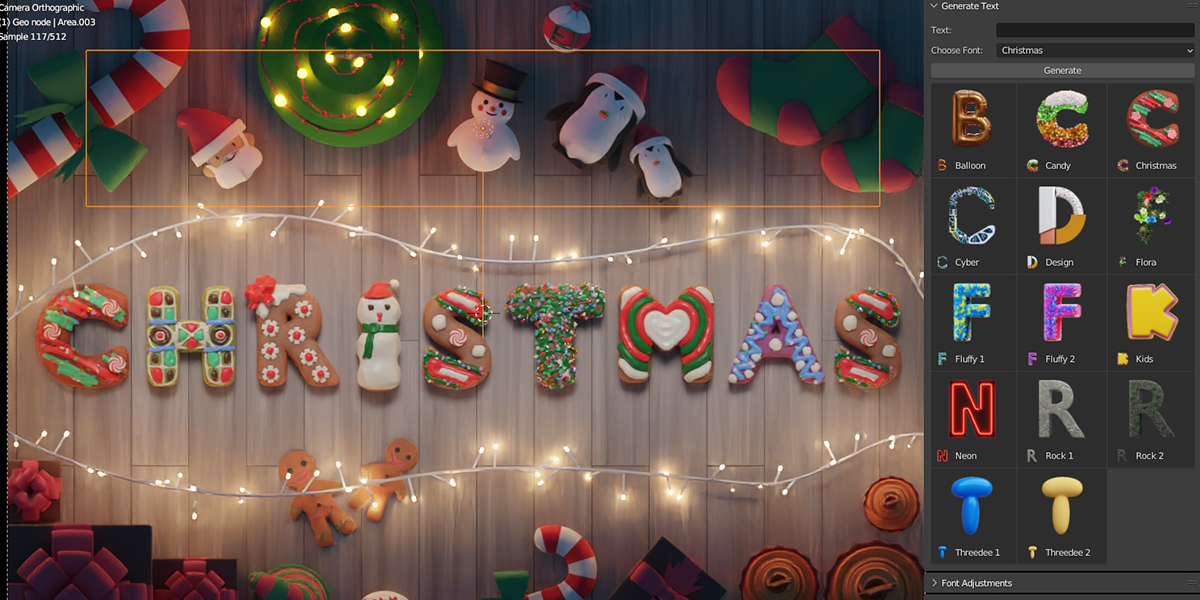 FONTZ - Various 3D fonts - Blender Market