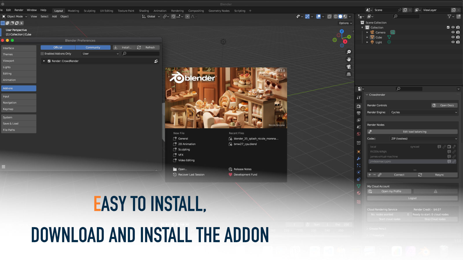 Distributed Rendering Addon - Blender Market Distributed Rendering Addon - Blender Market