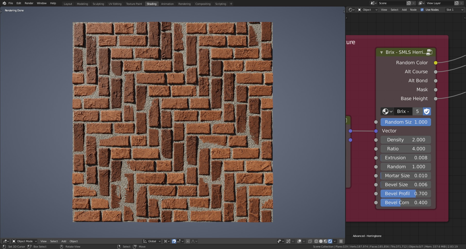 Brix - Seamless Textures Generator - Blender Market
