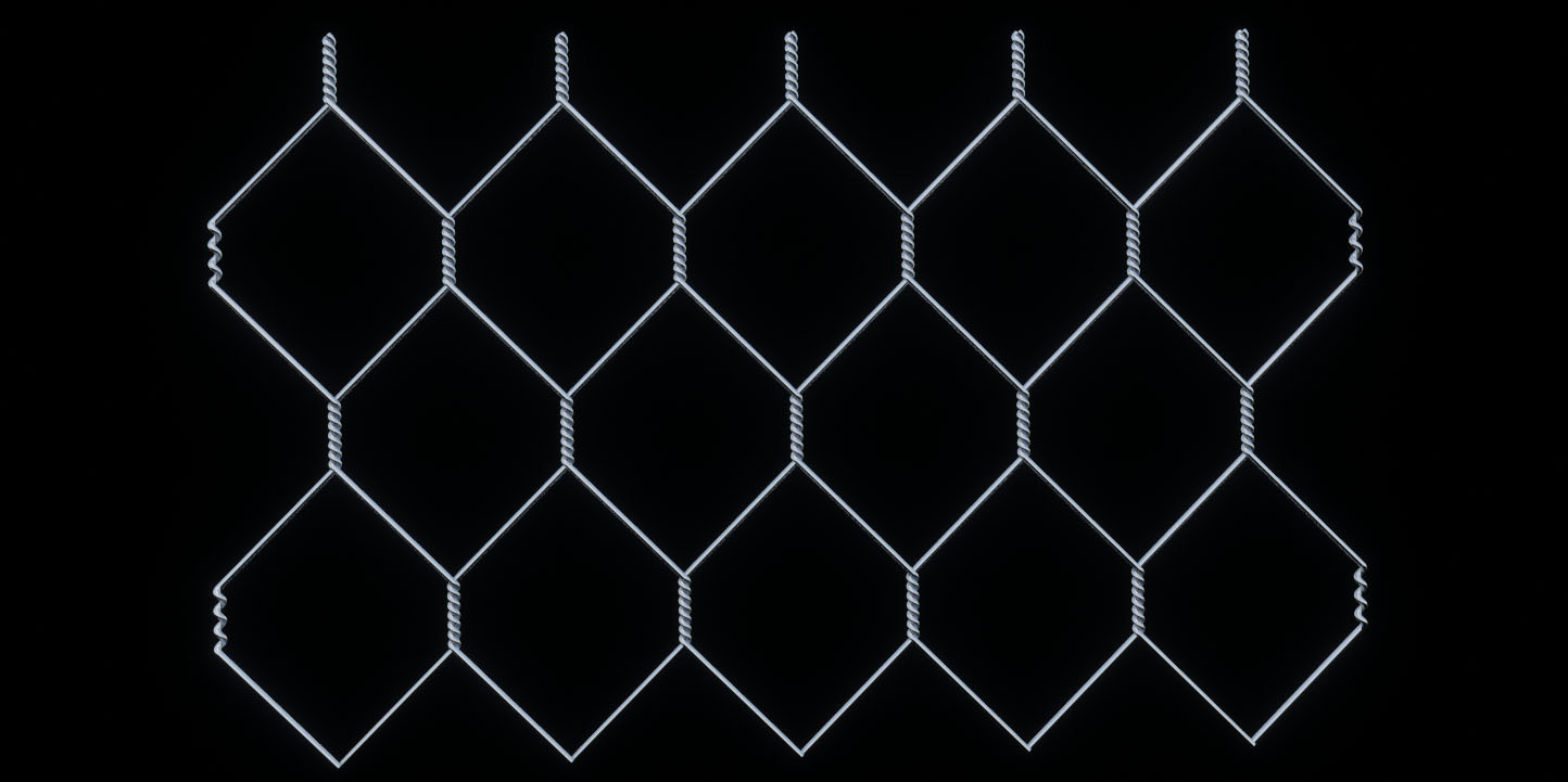Procedural wire mesh type 2 - Blender Market