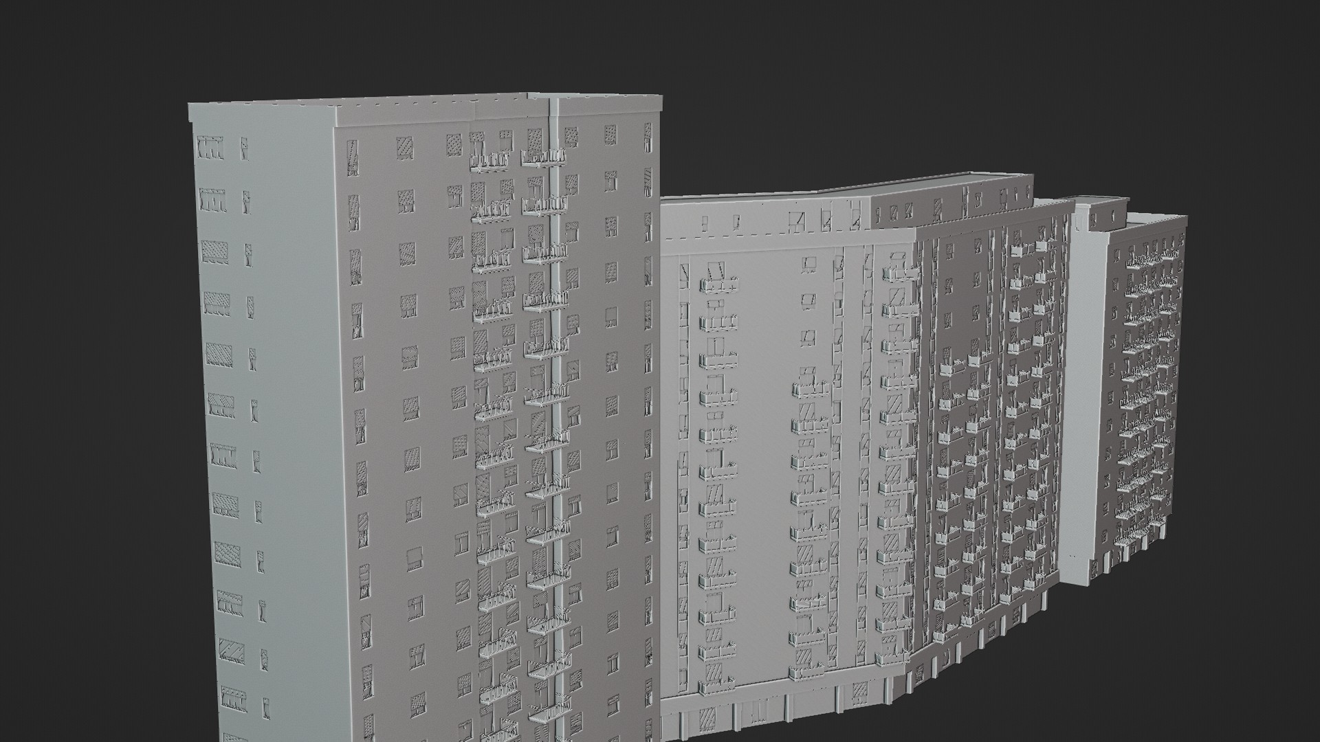 Modular Residential Building Pack - Blender Market