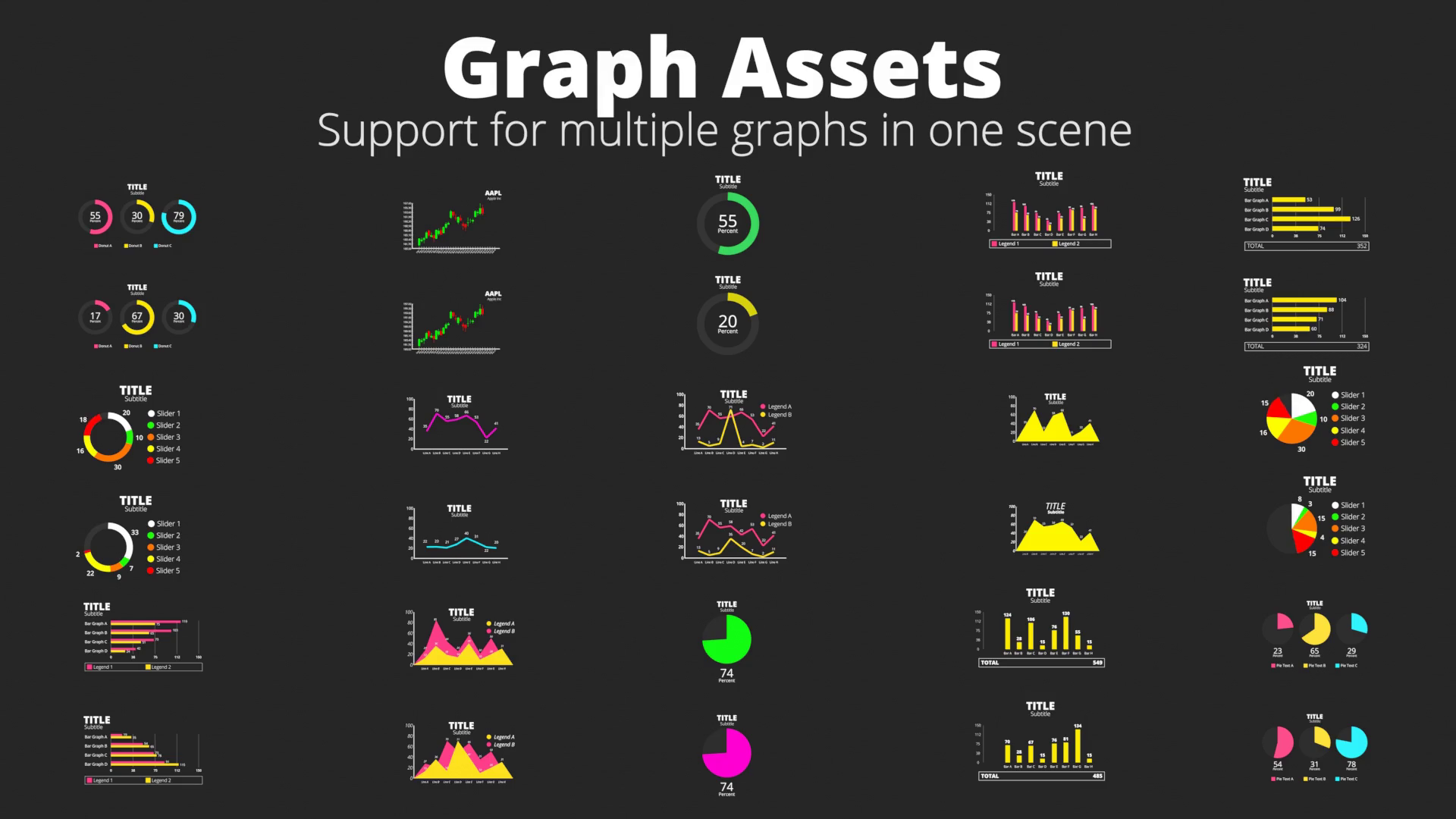 Node Charts: Info Graphs for Blender using Geometry Nodes - Blender Market