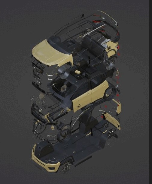 Exploded View - Blender Market