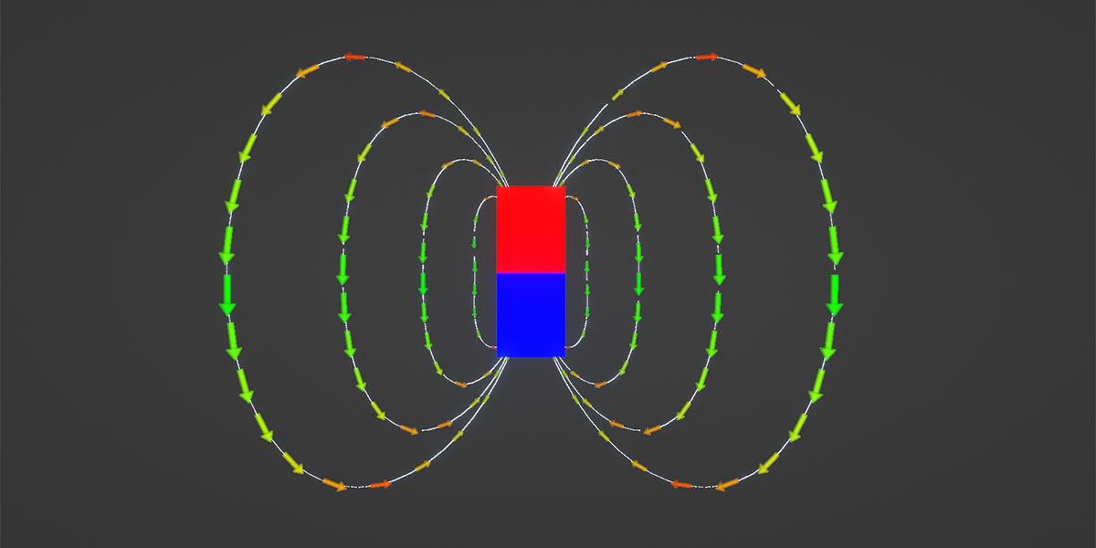 Procedural Magnetic Field animation - Blender Market