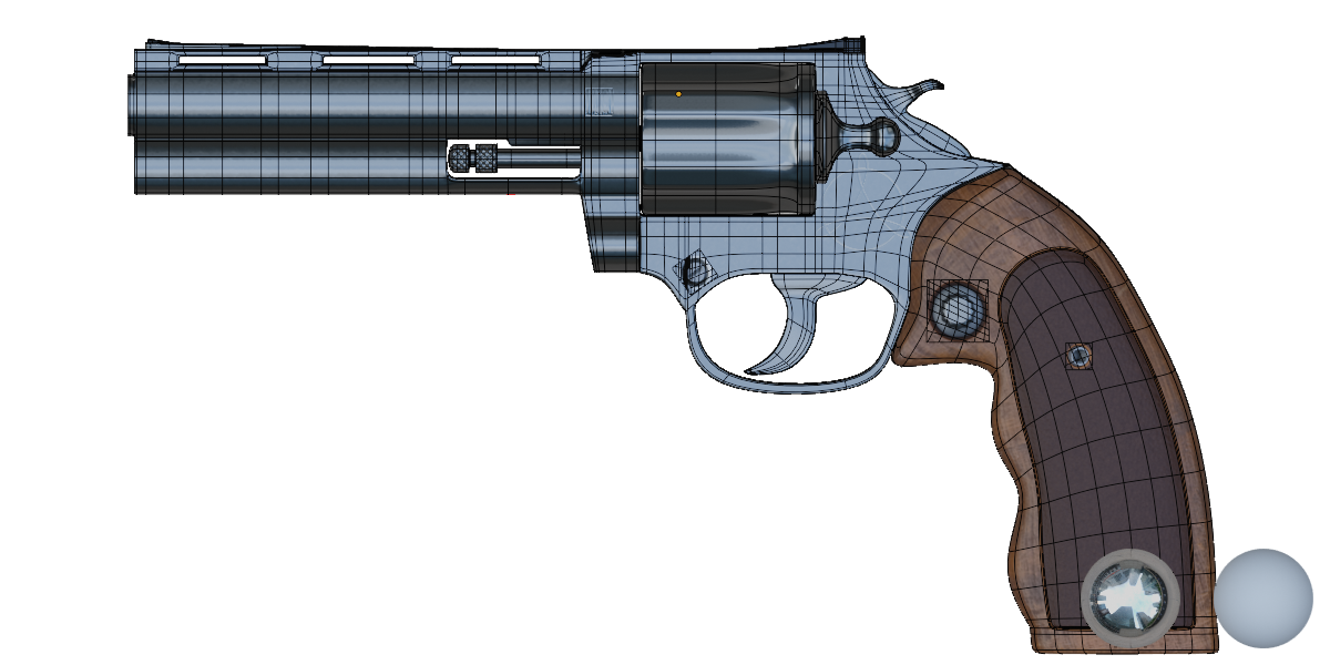 Revolver Gun - Blender Market