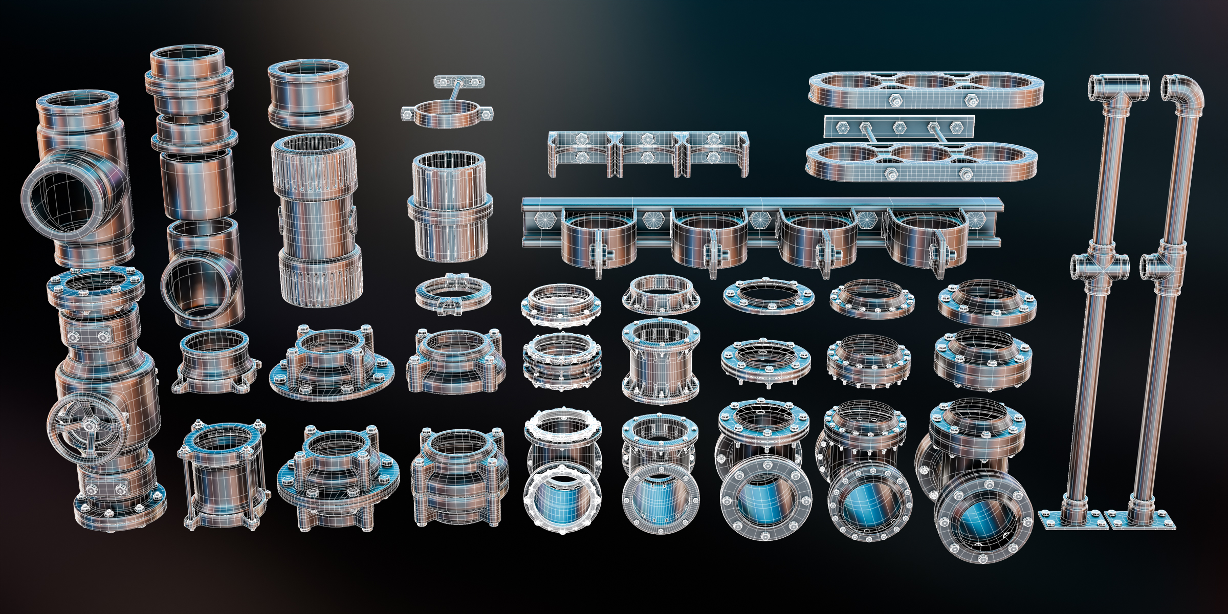 Pipe Gen - Fully Customisable Pipe/Railing Generation (SubD Kit ...