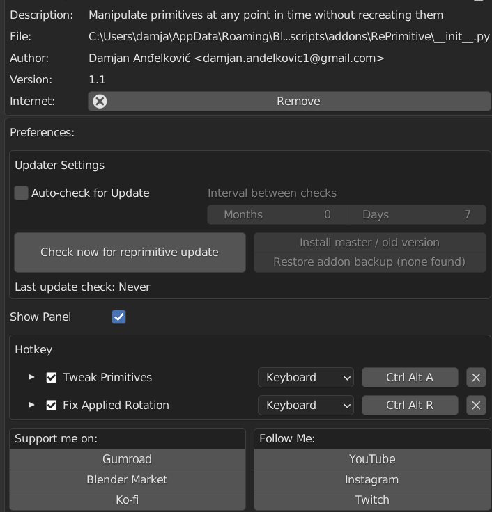 Reprimitive - Blender Market