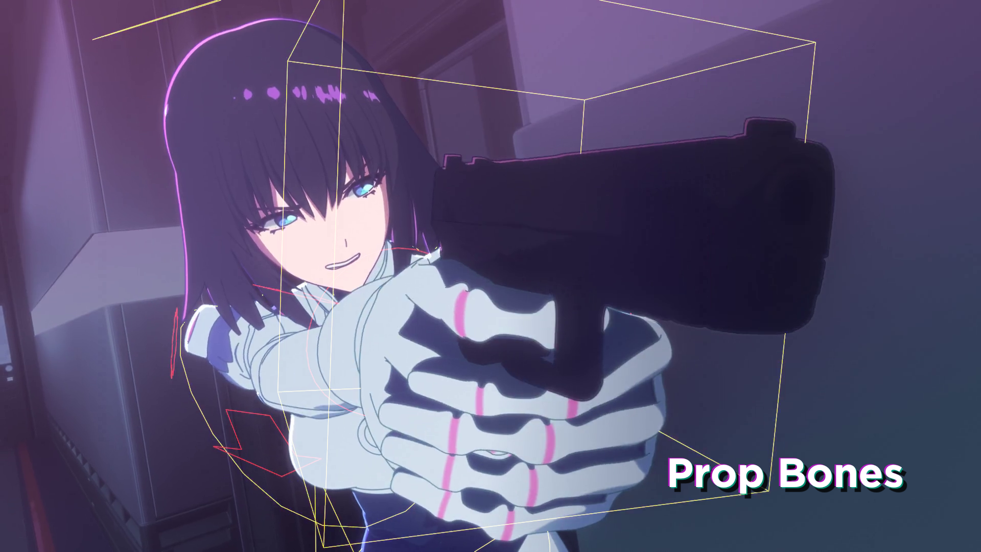 Cyberpunk Anime Girl Blender Rig - EMILY - Blender Market