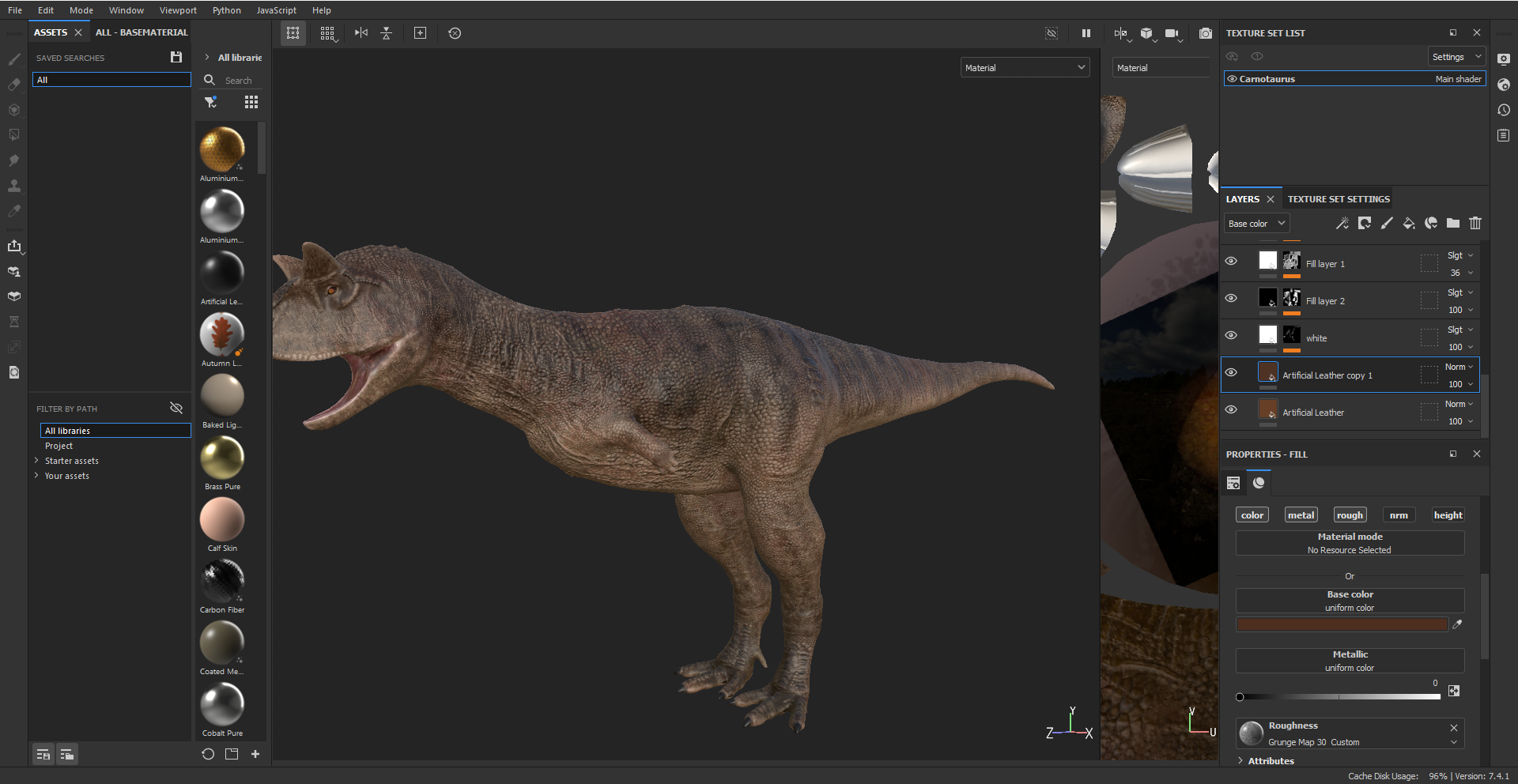 Carnotaurus Dinosaur - Blender Market