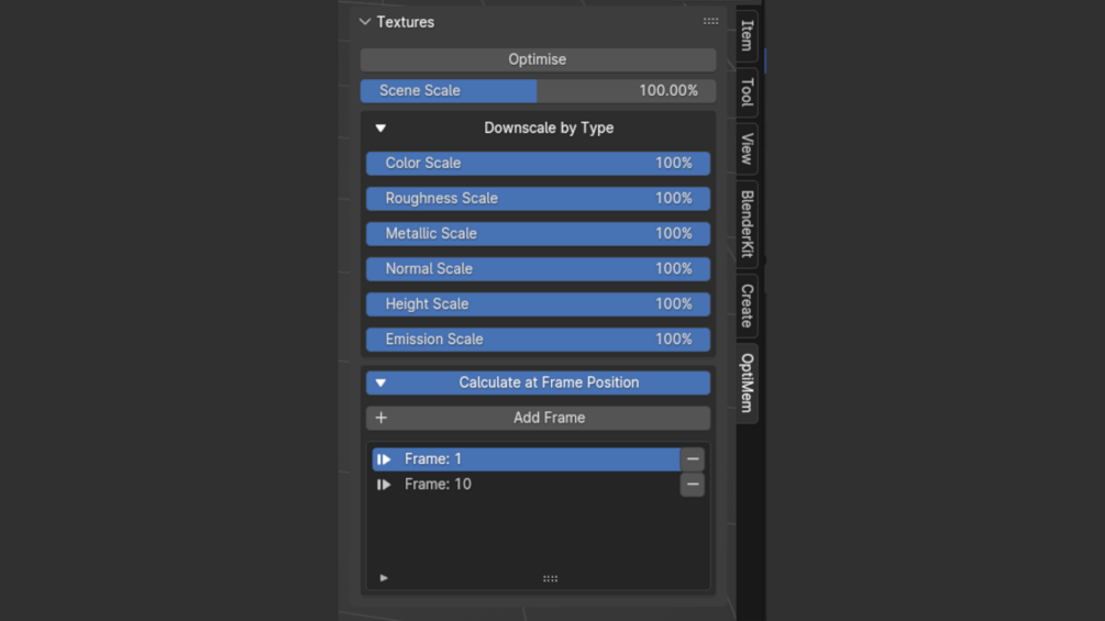OptiMem - Blender Market