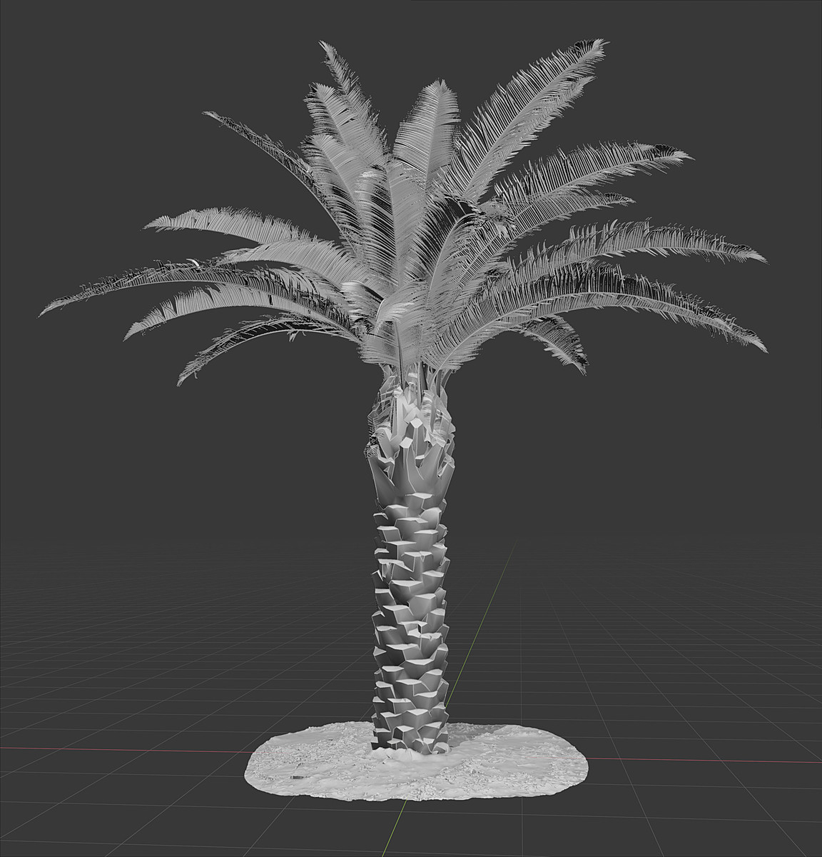 Palm tree (Photo scan) - Blender Market