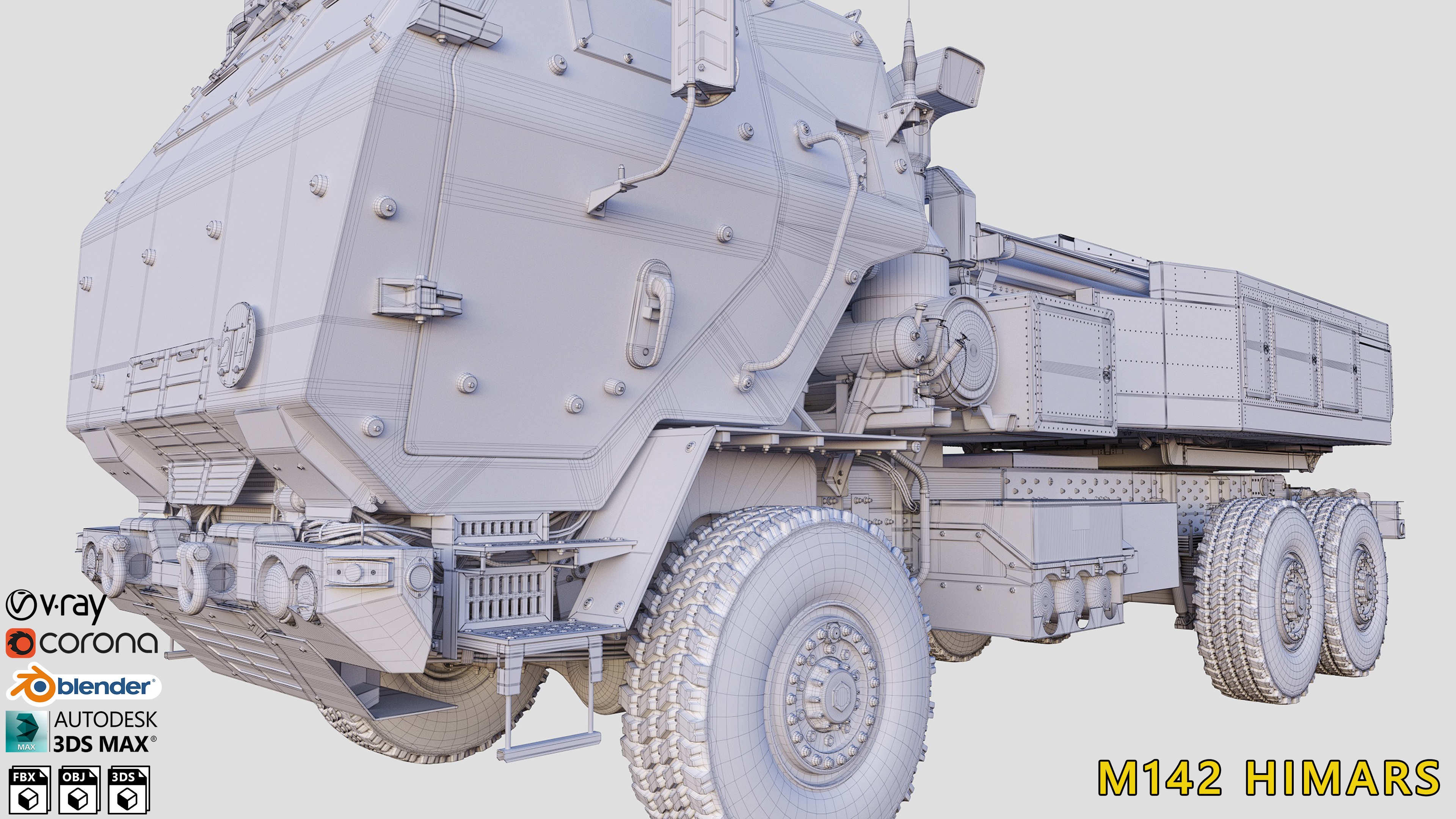 M142 HIMARS multiple rocket launcher - Blender Market