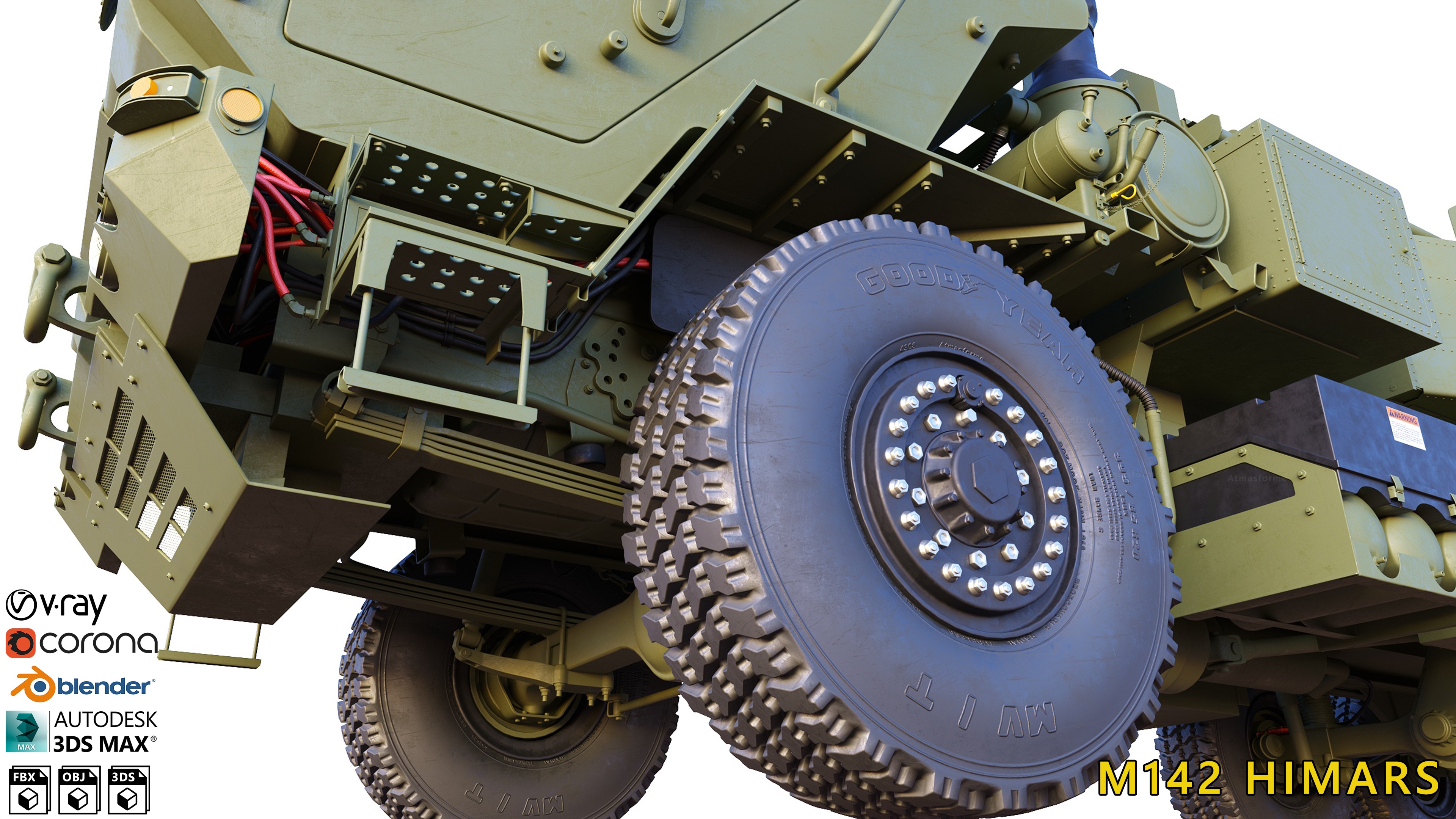 M142 HIMARS multiple rocket launcher - Blender Market
