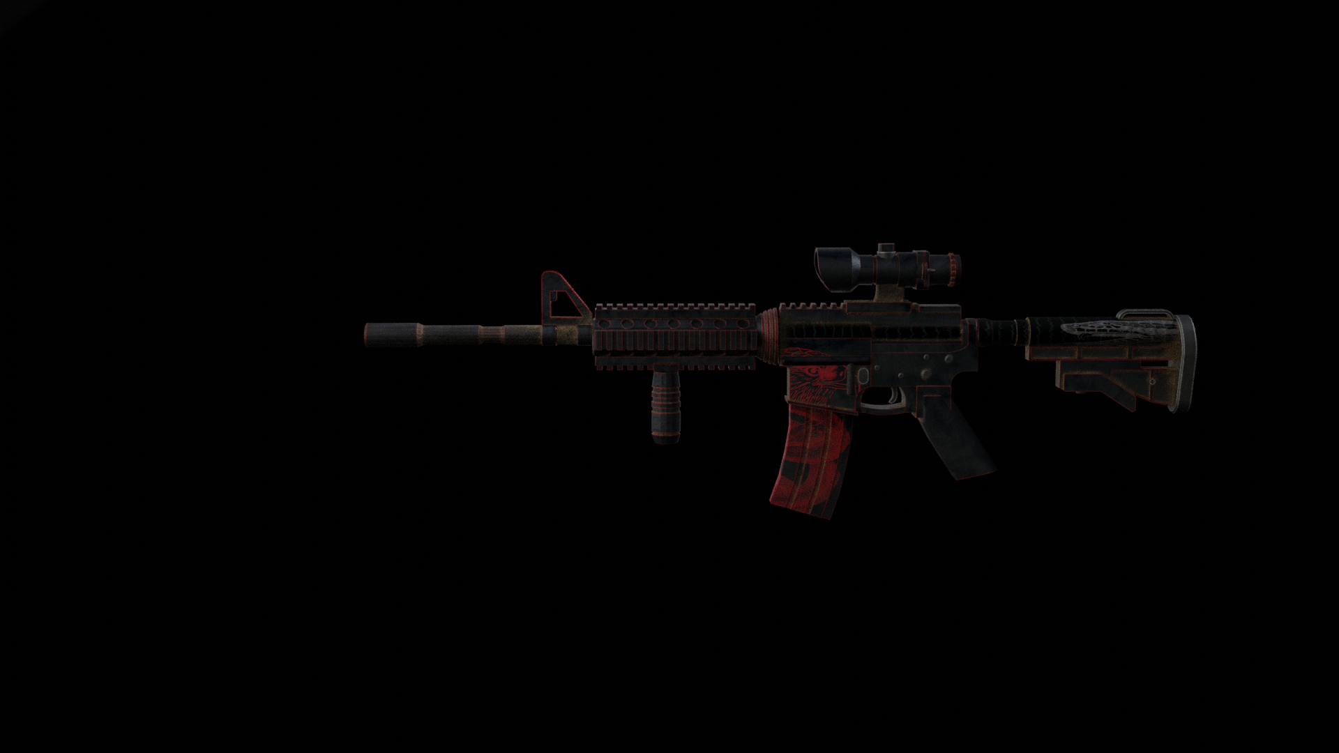 M4 Rifle V2 - Blender Market