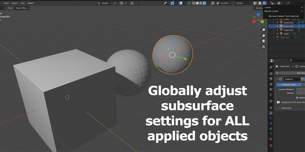 Global Subsurface - Blender Market