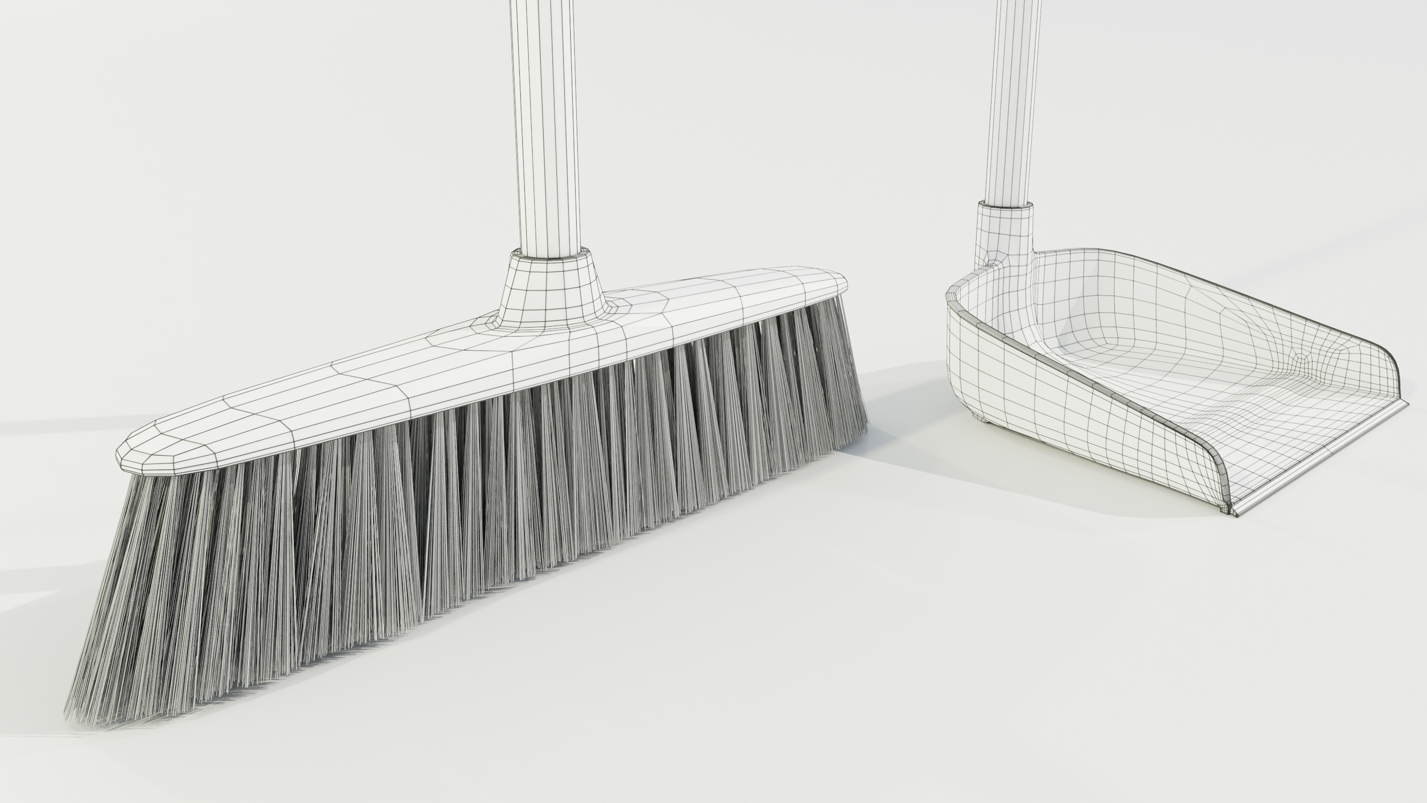 Broom and Dustpan - Blender Market