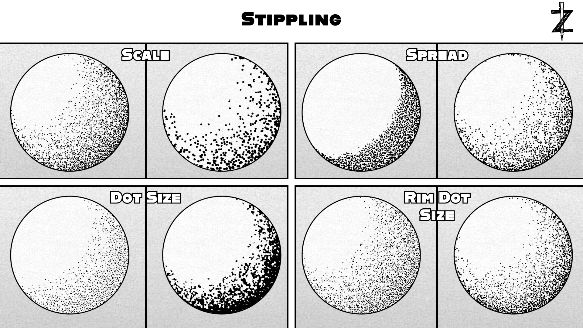 Pen Shader Pack 1 for Stylized 3D with Crosshatching and Stippling ...
