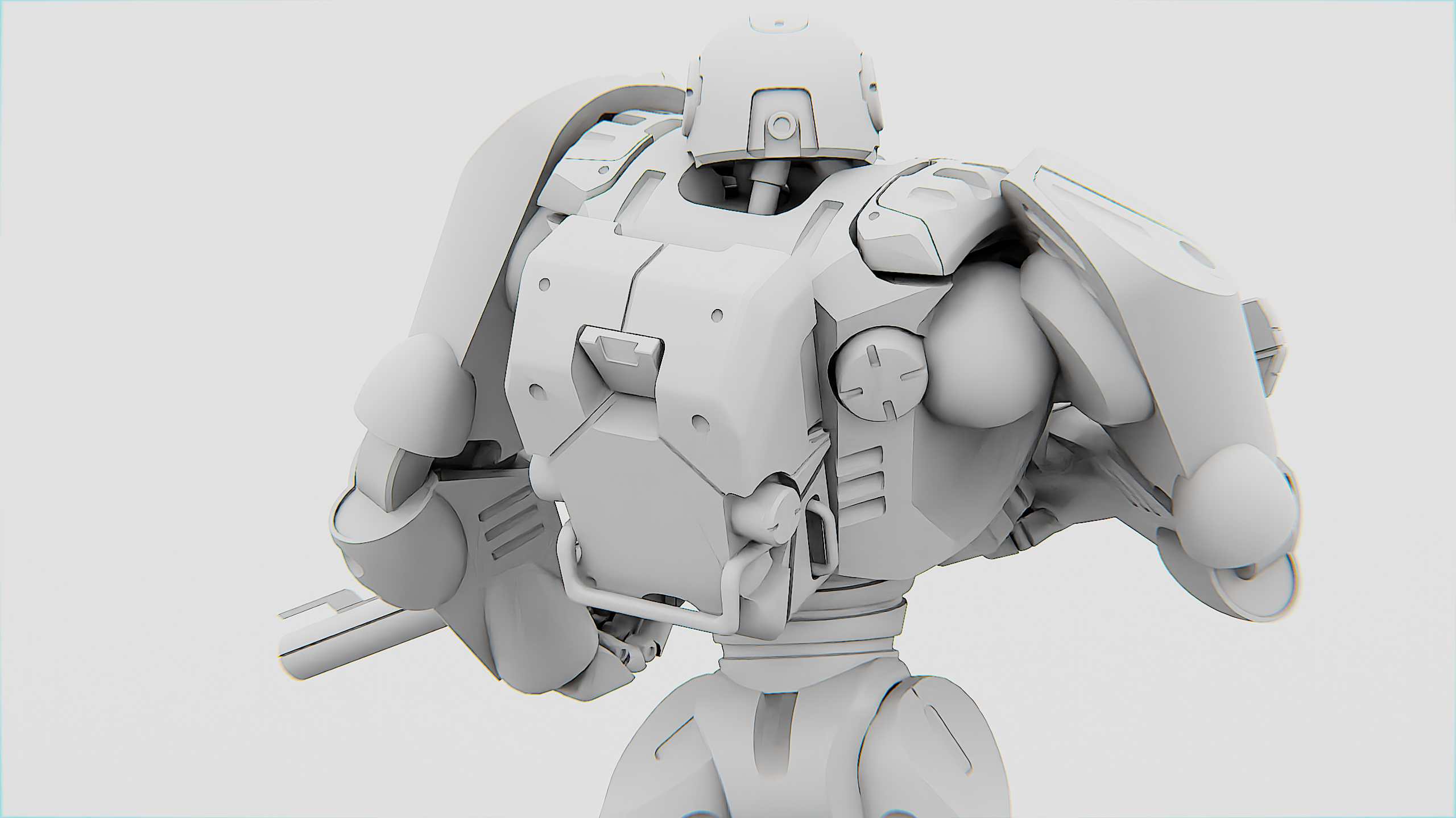 Battle Droid Qora Auto Rig Pro Rigged For Mixamo Unreal Engine Unity Blender Market