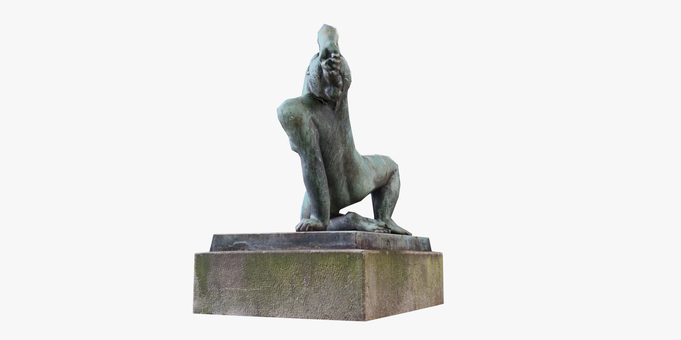 3d scan statue Danae - Blender Market