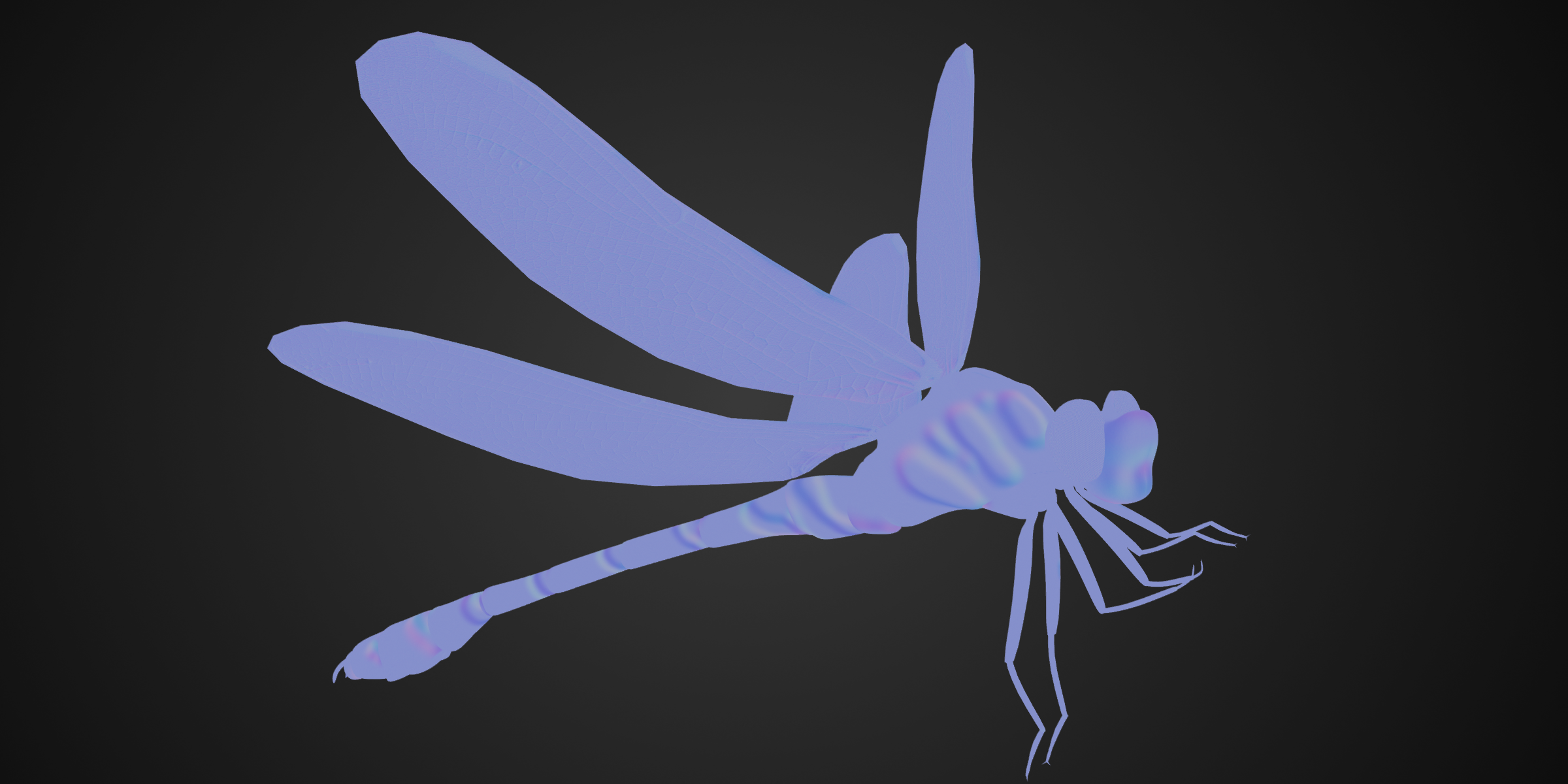 Animated dragonfly - Blender Market
