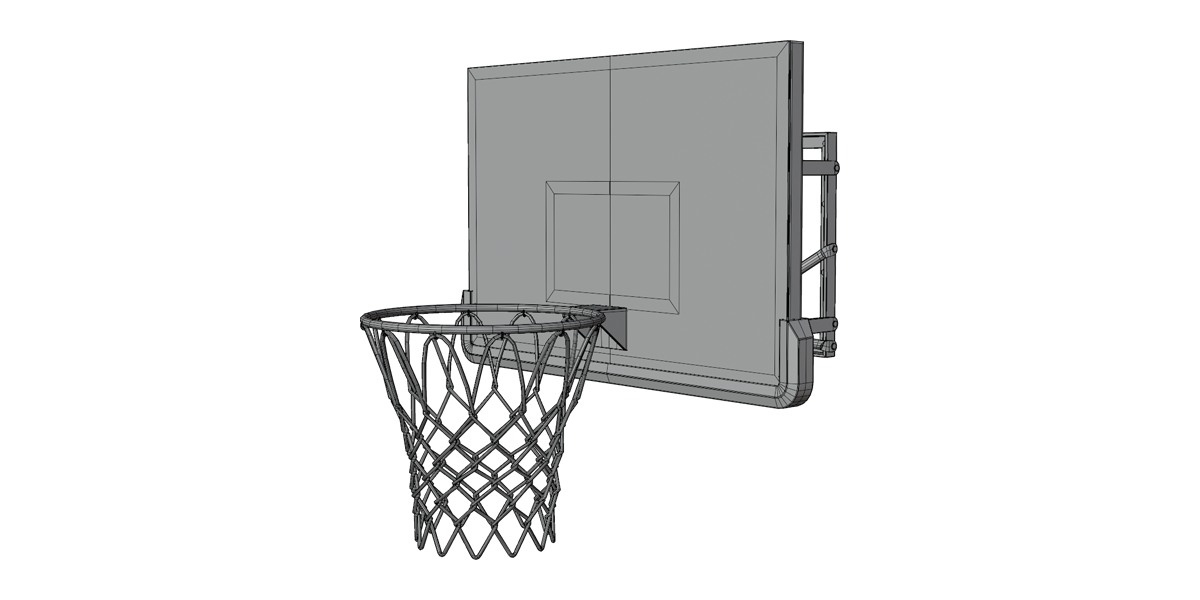 Wall Mount Basketball Hoop - Blender Market