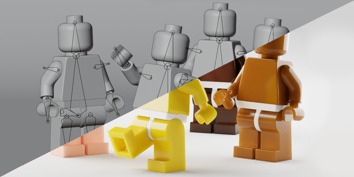 Riggyfigure: Rigged LEGO Minifigure - Blender Market
