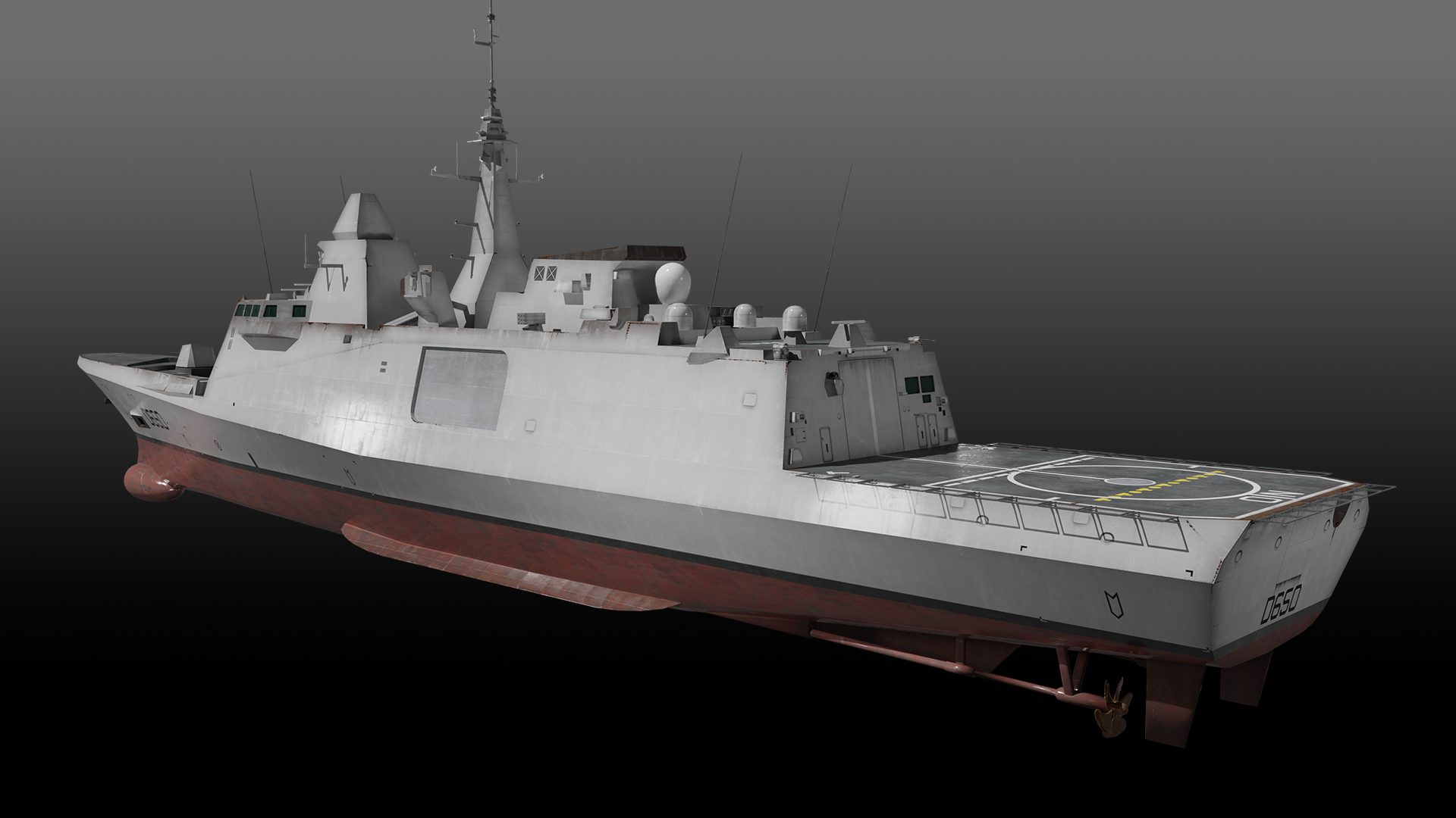 FREMM class Frigate FS Aquitaine - Blender Market