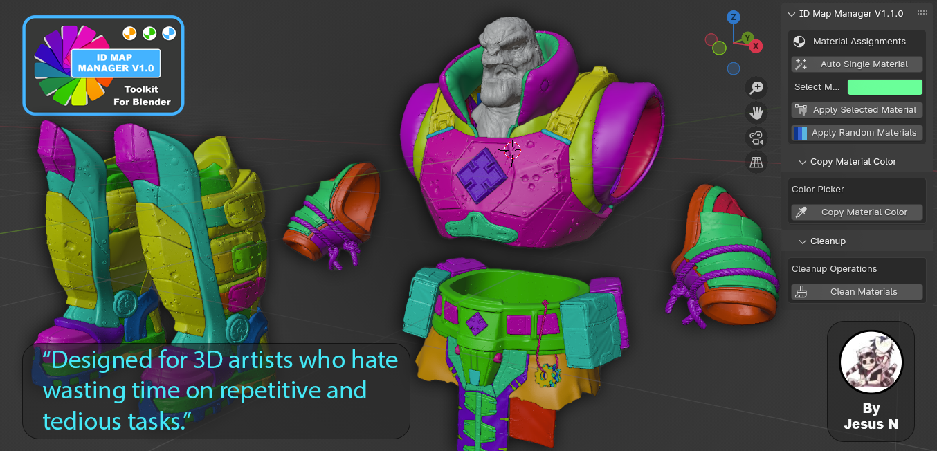 ID Map Manager V1.0.0 - Toolkit For Blender - Blender Market