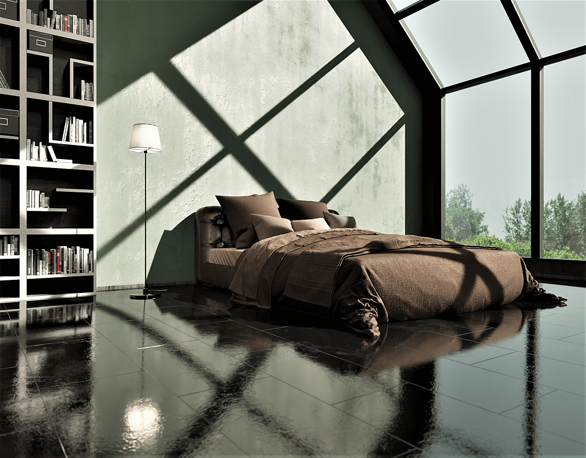 Modern Bedroom Scene - Blender Market
