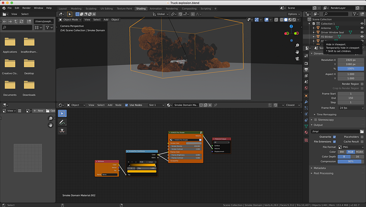 KHAOS Fire Shader: Straightforward Fire shading - Blender Market