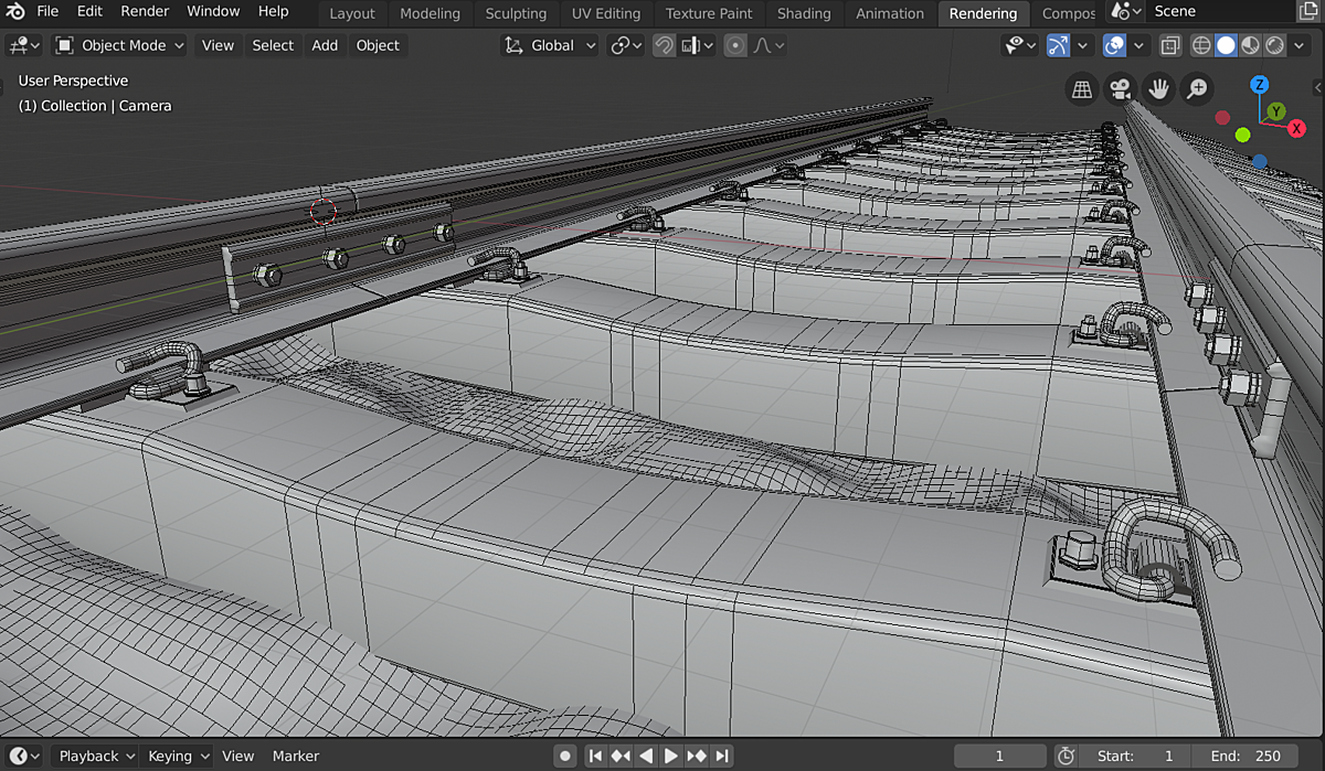Railway Track - Blender Market