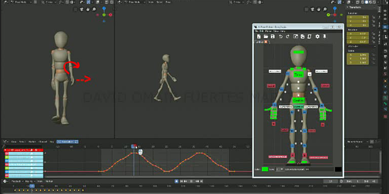 3D Animation / Learn to Animate Credible and Realistic Walk Cycles Step ...